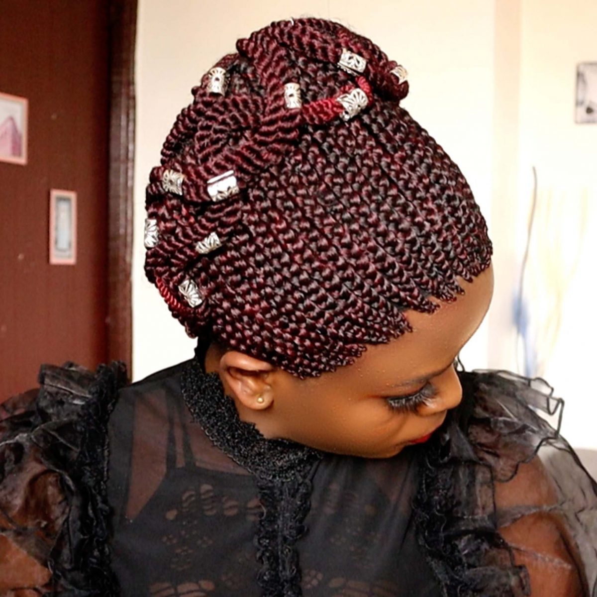 Top Coil Color 27 braided wig BGN051792 | Shana Global