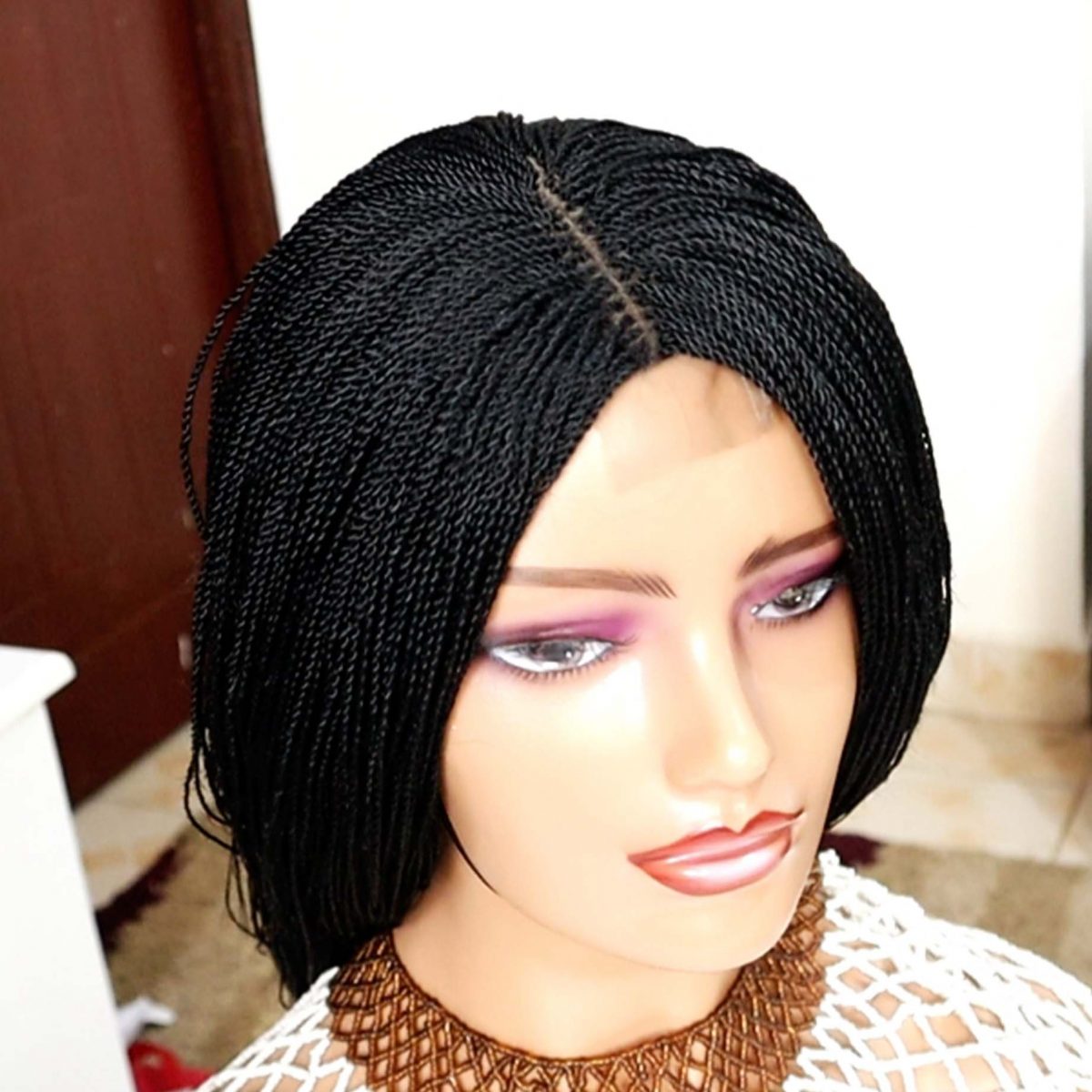 Short Shoulder Length Twist Wig TGR002 – Shana Global