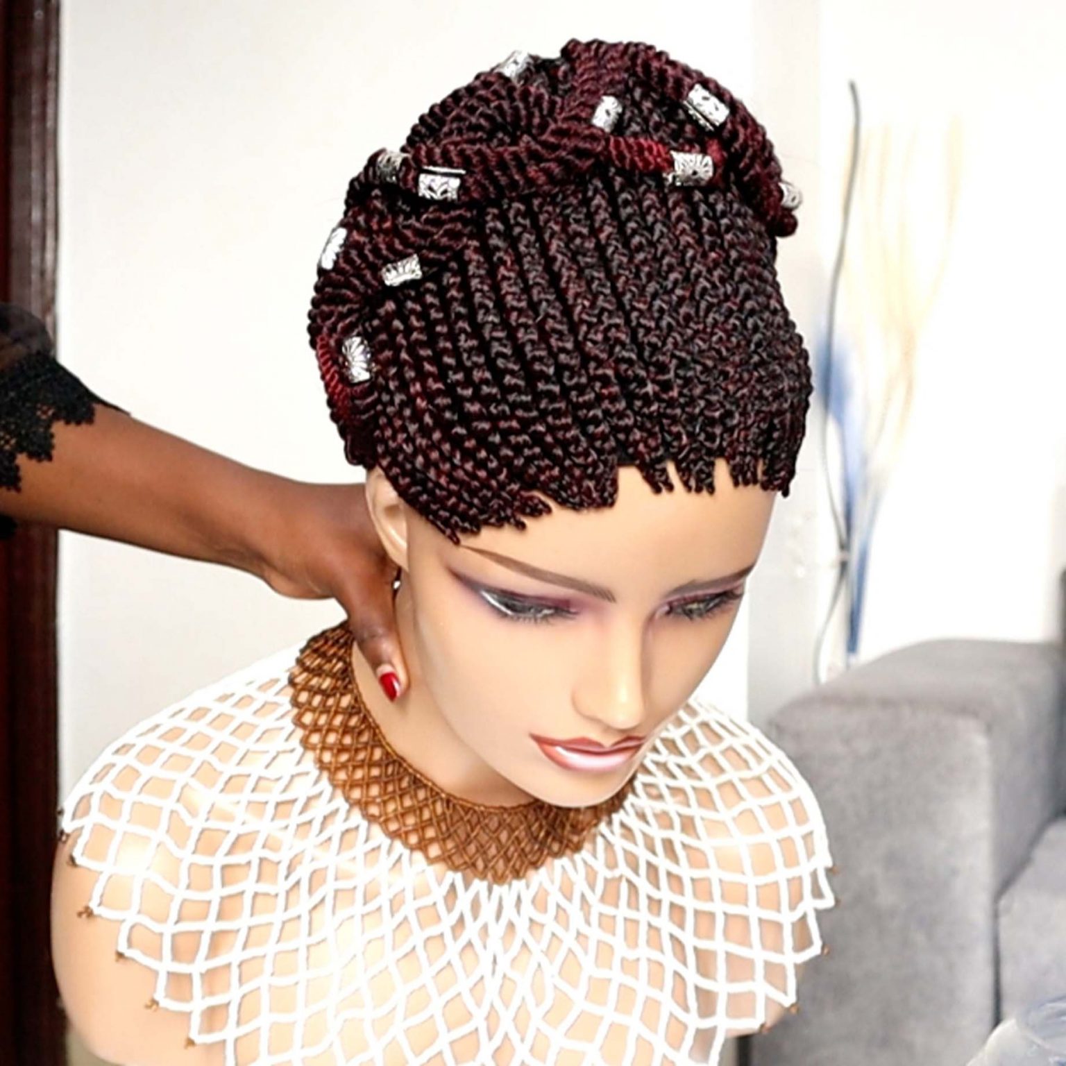 Top Coil Color 27 braided wig BGN051792 | Shana Global